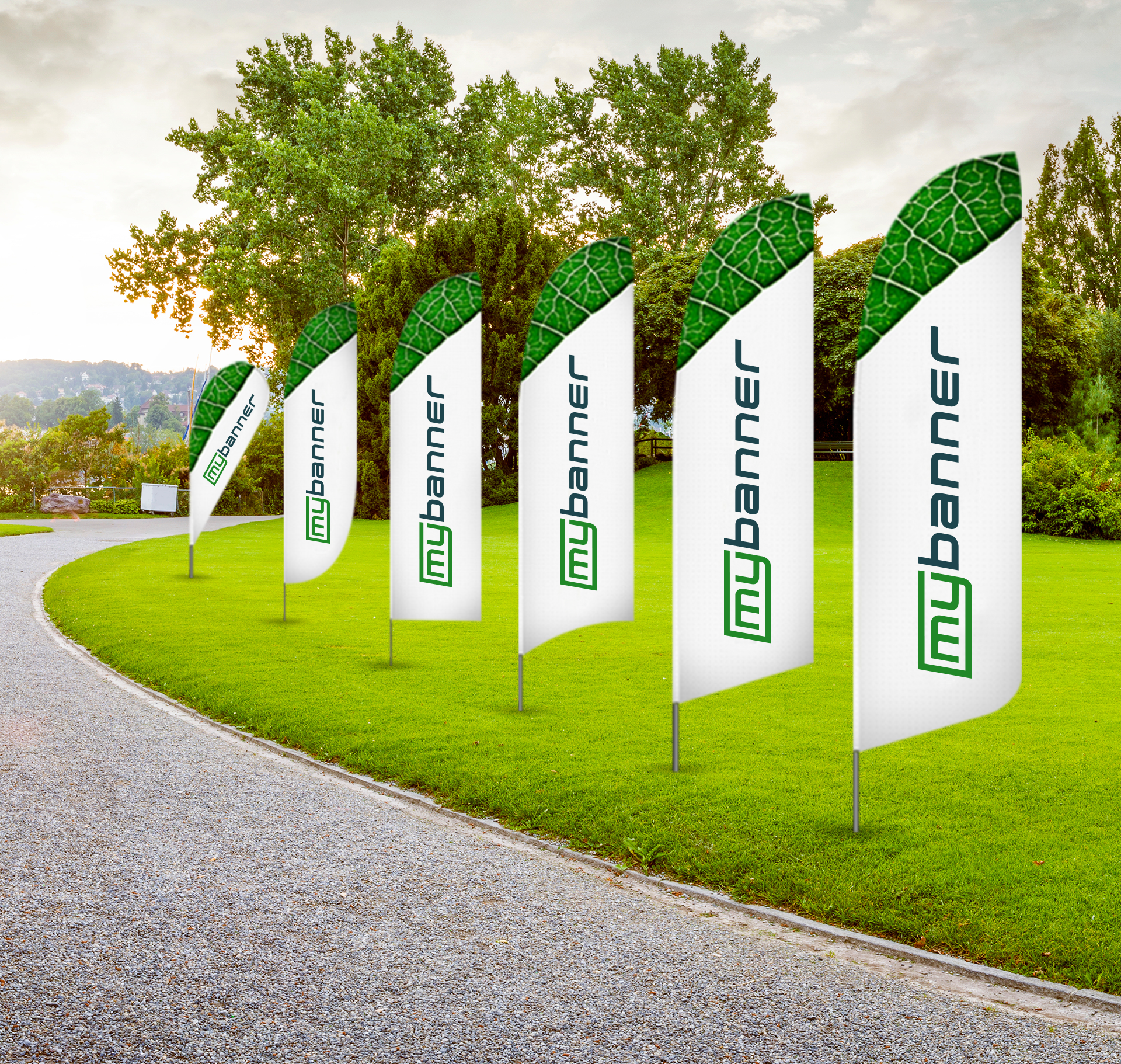 Beachflags und Fahnen | mybanner.de – Individuell bedruckte Werbefahnen